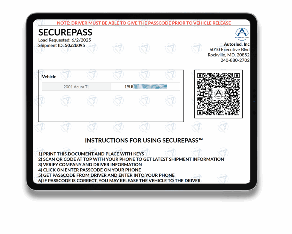 SecurePass - Autosled